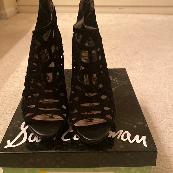 Sam Edelman | Shoes | Sam Edelman Ellie Black Suede Size | Poshmark